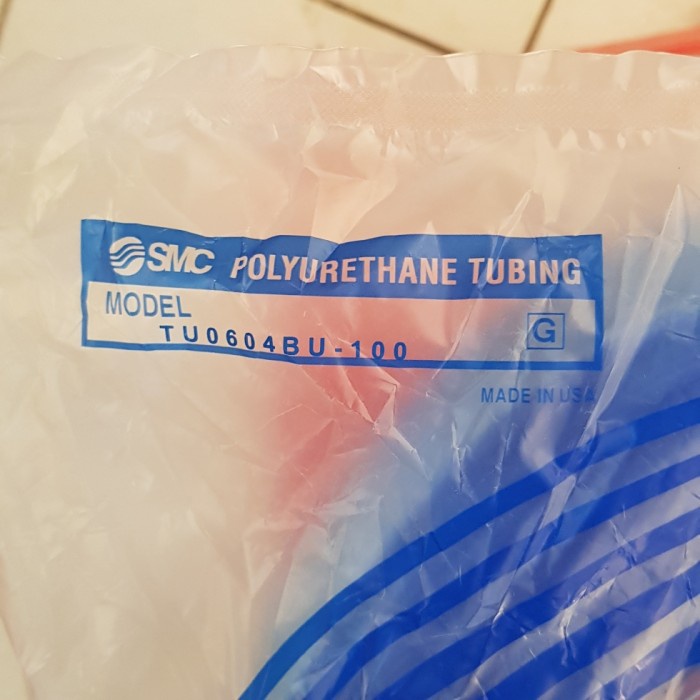 Jual 6MM X 4MM SMC TU0604BU SELANG POLYURETHANE PU HOSE TUBING BIRU 6x4MM | Shopee Indonesia