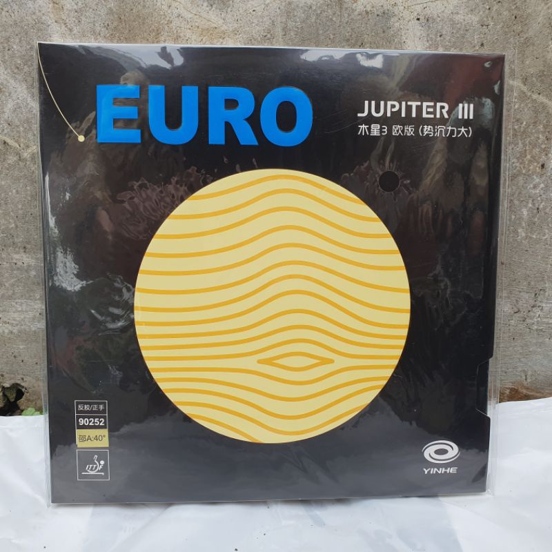 Jual yinhe jupiter lll euro H40 2.2mm rubber karet ping pong | Shopee ...