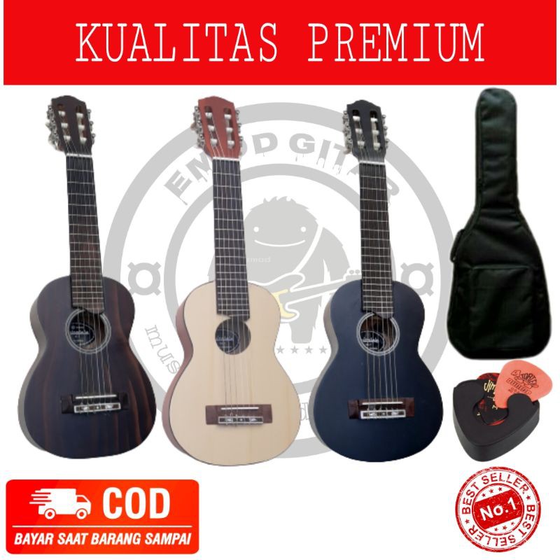 Jual gitar lele senar 6 PREMIUM guitalele senar nylon nilon gitar kecil ...