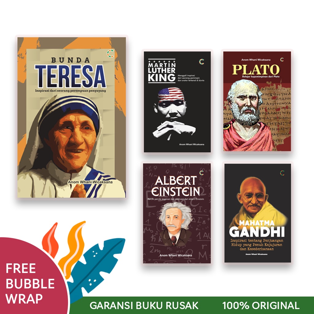 Jual Paket Buku Tokoh Inspirasi / Buku Biografi / Buku Tokoh : Bunda ...