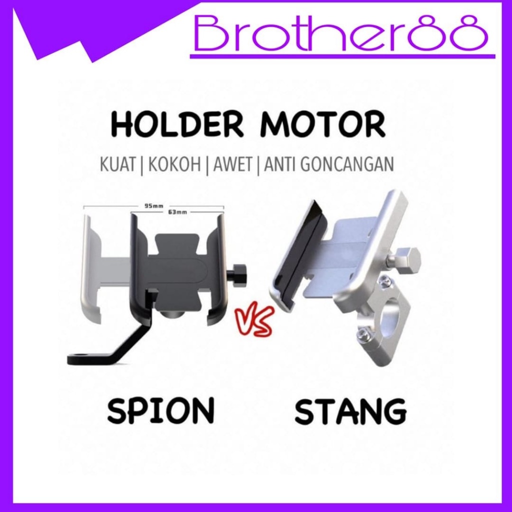 Jual Holder HP Motor Terlengkap & Harga Terbaru Juni 2026 | Shopee ...