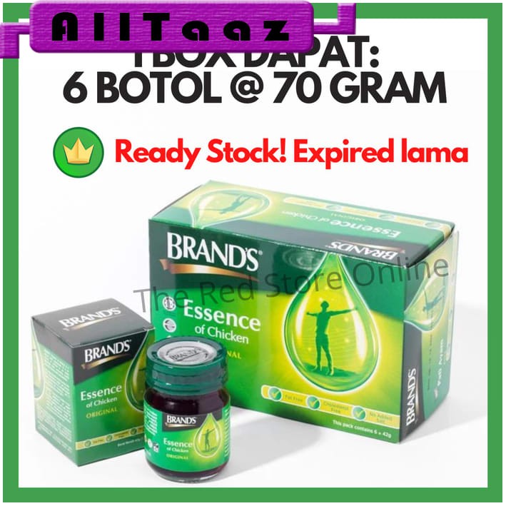 Jual BRANDS Saripati Ayam 70 gram x 6 botol / BRANDS Chicken Essence ...