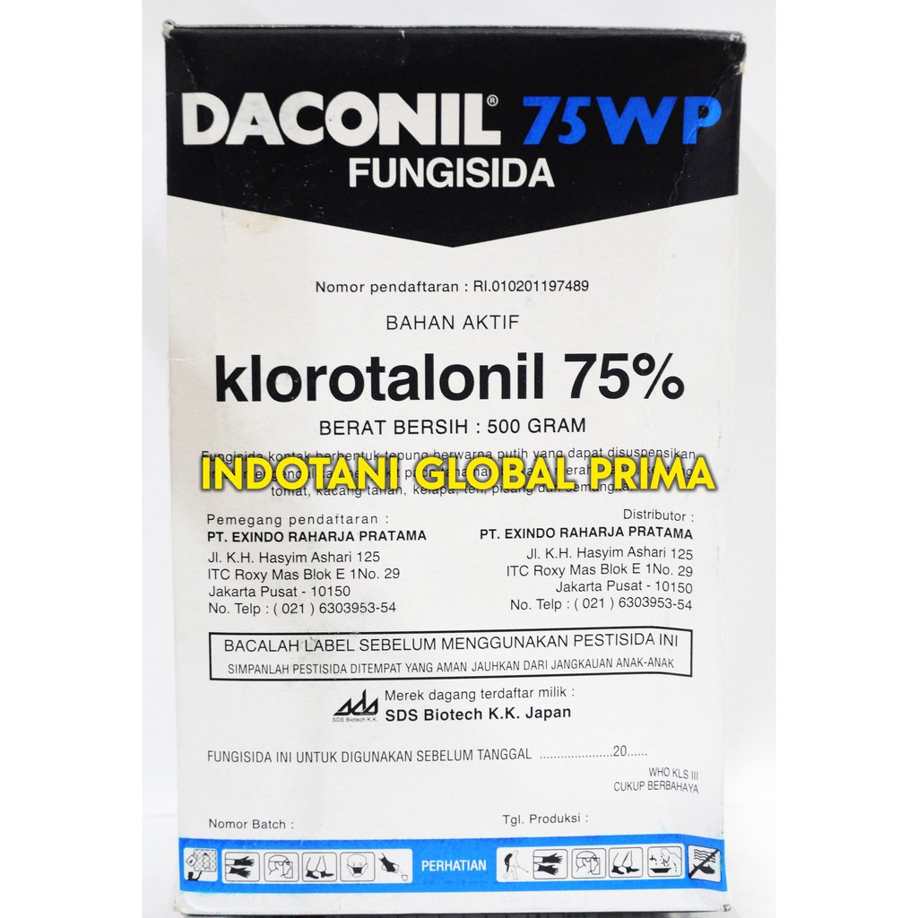 Jual Fungisida DACONIL 75 WP - 500 gram | Shopee Indonesia