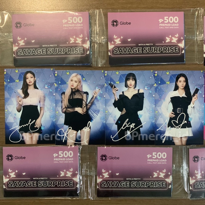 Jual BLACKPINK x GLOBE PH PHOTOCARD | Shopee Indonesia