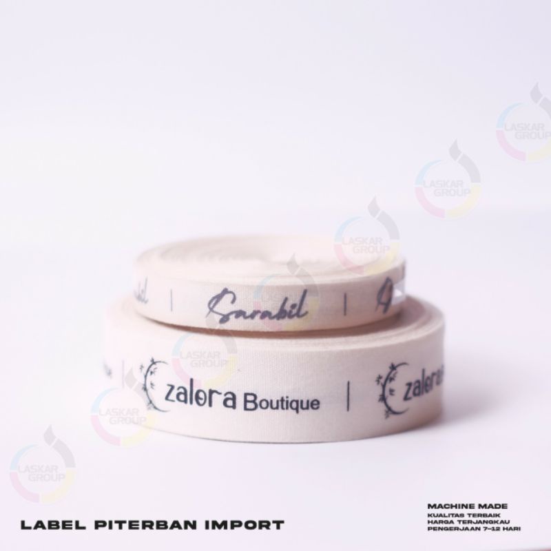 Jual cap baju, label cotton, label merek, label baju ,merek baju, label ...