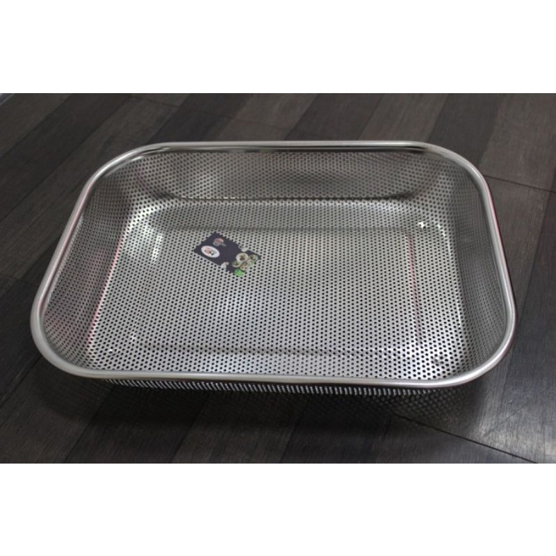 Jual Nampan BESAR bolong saringan penyaring peniris makanan lauk ...