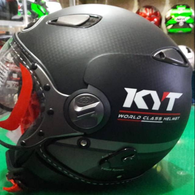 Jual HELM KYT ELSICO MOTIF#3 /HALF FACE-helm model pilot | Shopee Indonesia