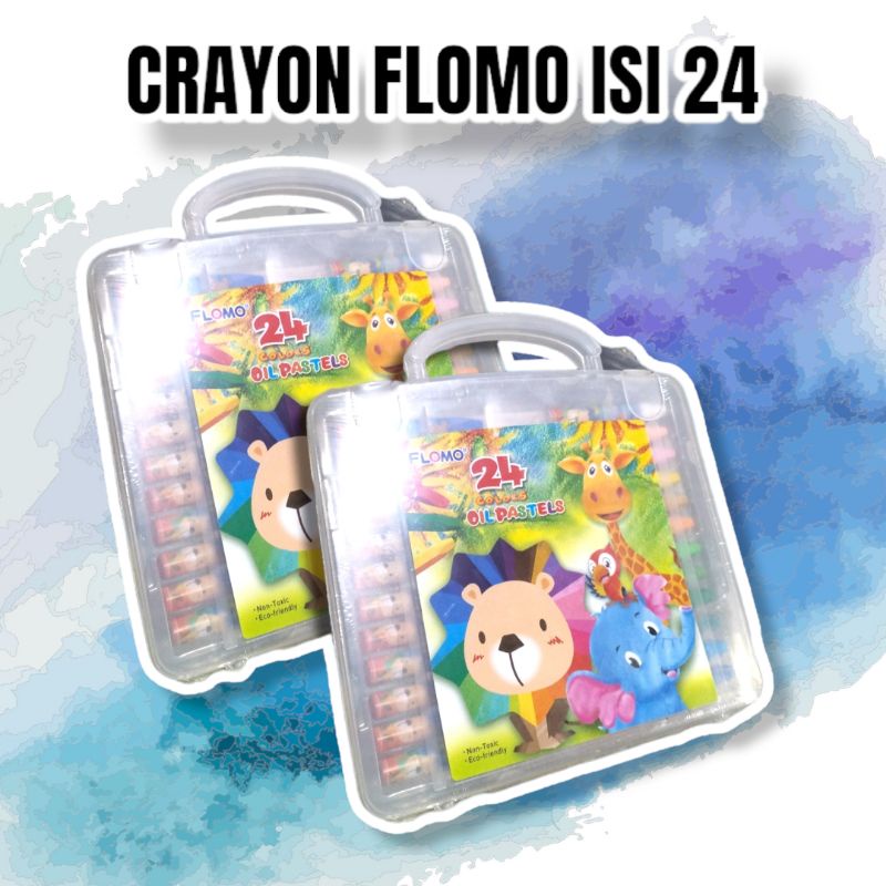 Jual Crayon Flomo isi 24 Warna | Shopee Indonesia