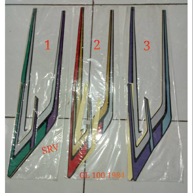 Jual STRIPING GL 100 TAHUN 1984 UNTUK MODEL STANDAR | Shopee Indonesia