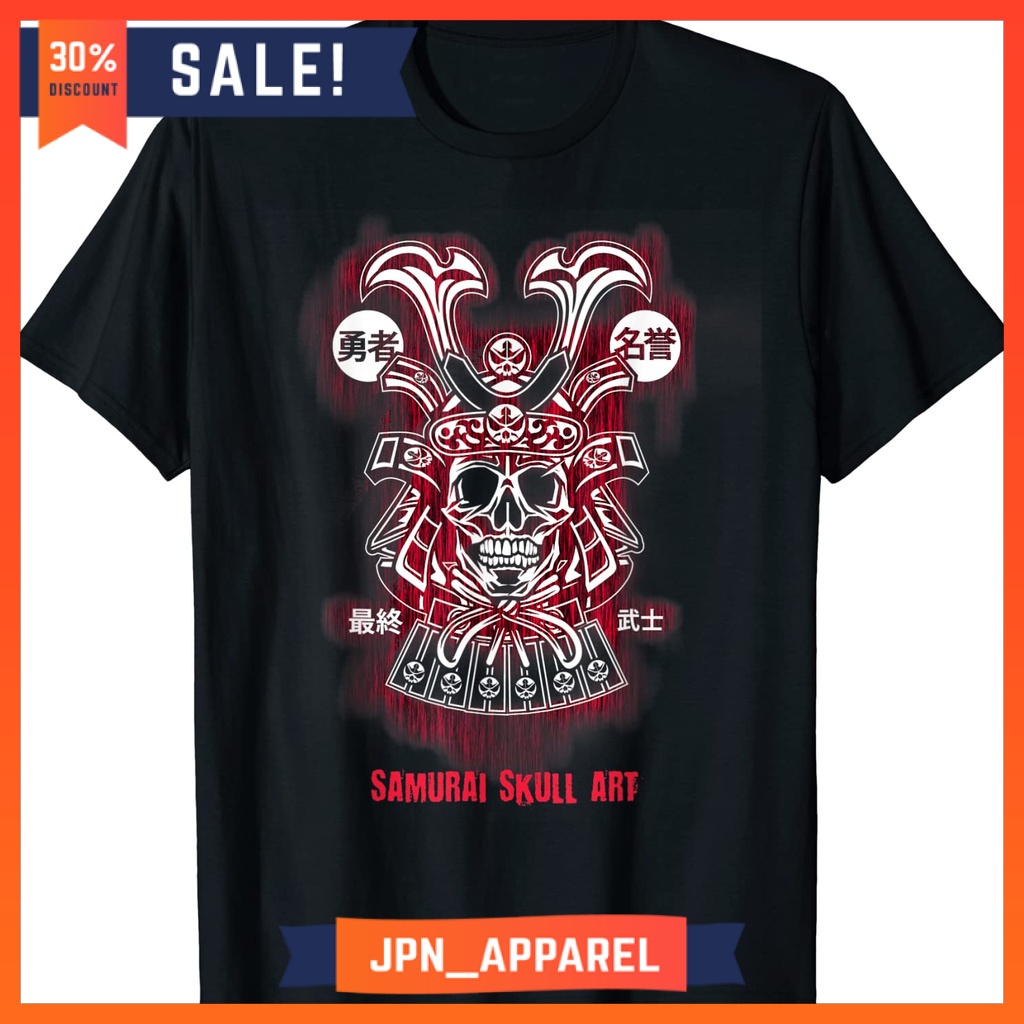 Jual Kaos Baju Anime Japanese Skull Samurai Creepy Mask for Asia ...