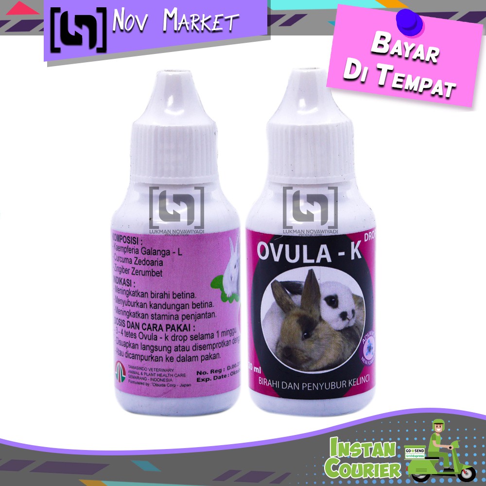 Jual Obat Birahi dan Penyubur Kelinci OVULA K 30ml | Shopee Indonesia