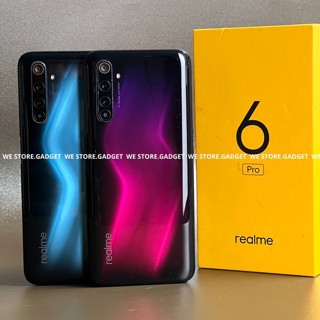 Jual REALME 6 PRO 8/128gb SECOND FULLSET RESMI | Shopee Indonesia