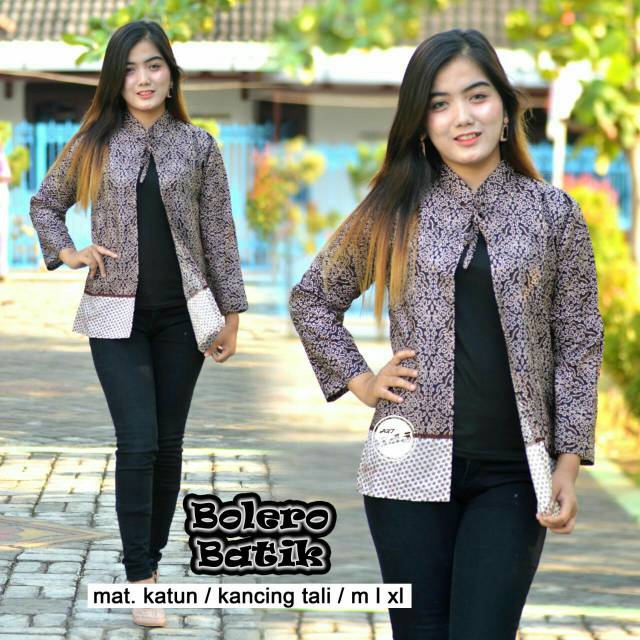 Jual Bolero batik. Outer batik | Shopee Indonesia
