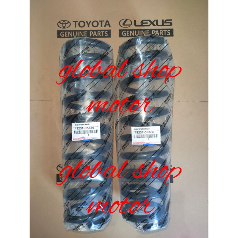 Jual per keong fortuner belakang coil spring fortuner original | Shopee ...