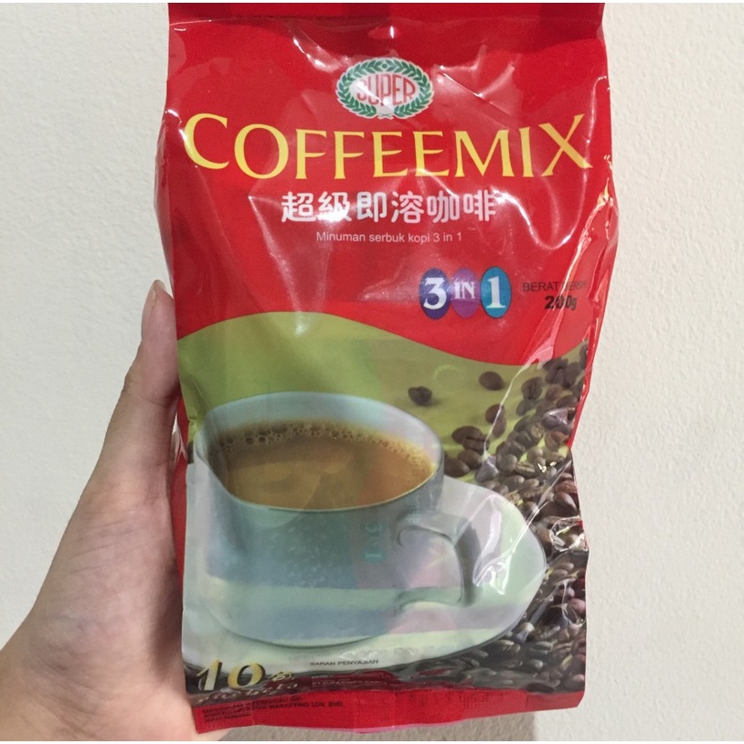 Jual Coffee Mix Super Malaysia- Kopi Mix- Coffee Mix 3 in 1/10X20GR ...