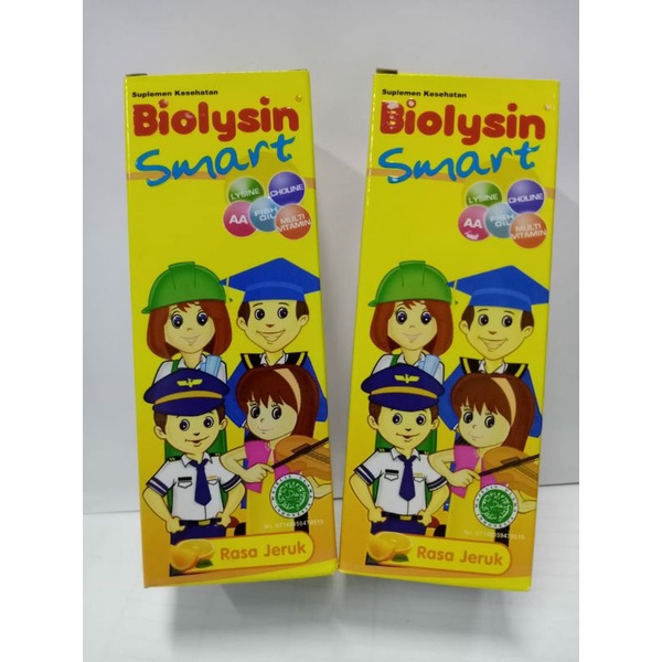 Jual Biolysin Smart Syrup 100ml rasa Jeruk | Shopee Indonesia