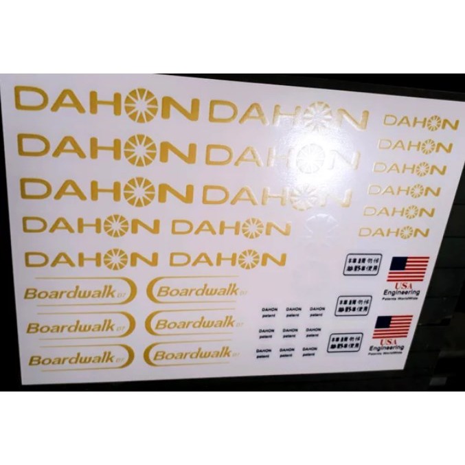 Jual Water Slide Decal Dahon Broadwalk | Shopee Indonesia