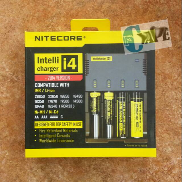 Jual Nitecore i4 Intelli Charger Universal Battery Charger 4 slot ...