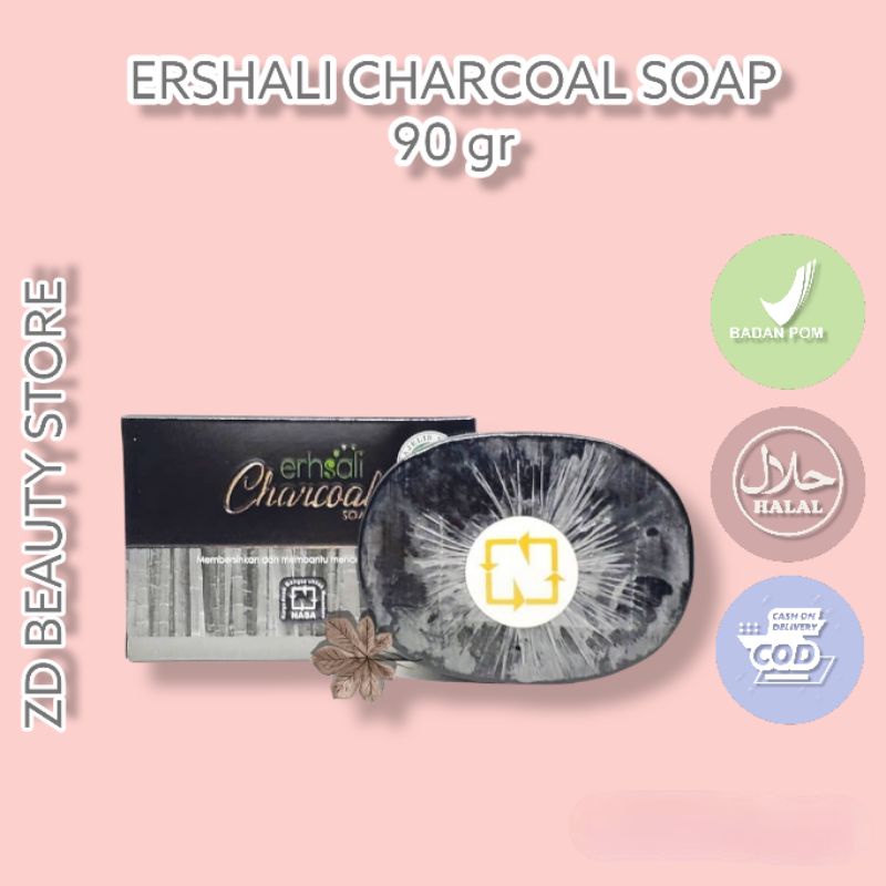Jual Ershali Charcoal Soap (90 gr) | Shopee Indonesia