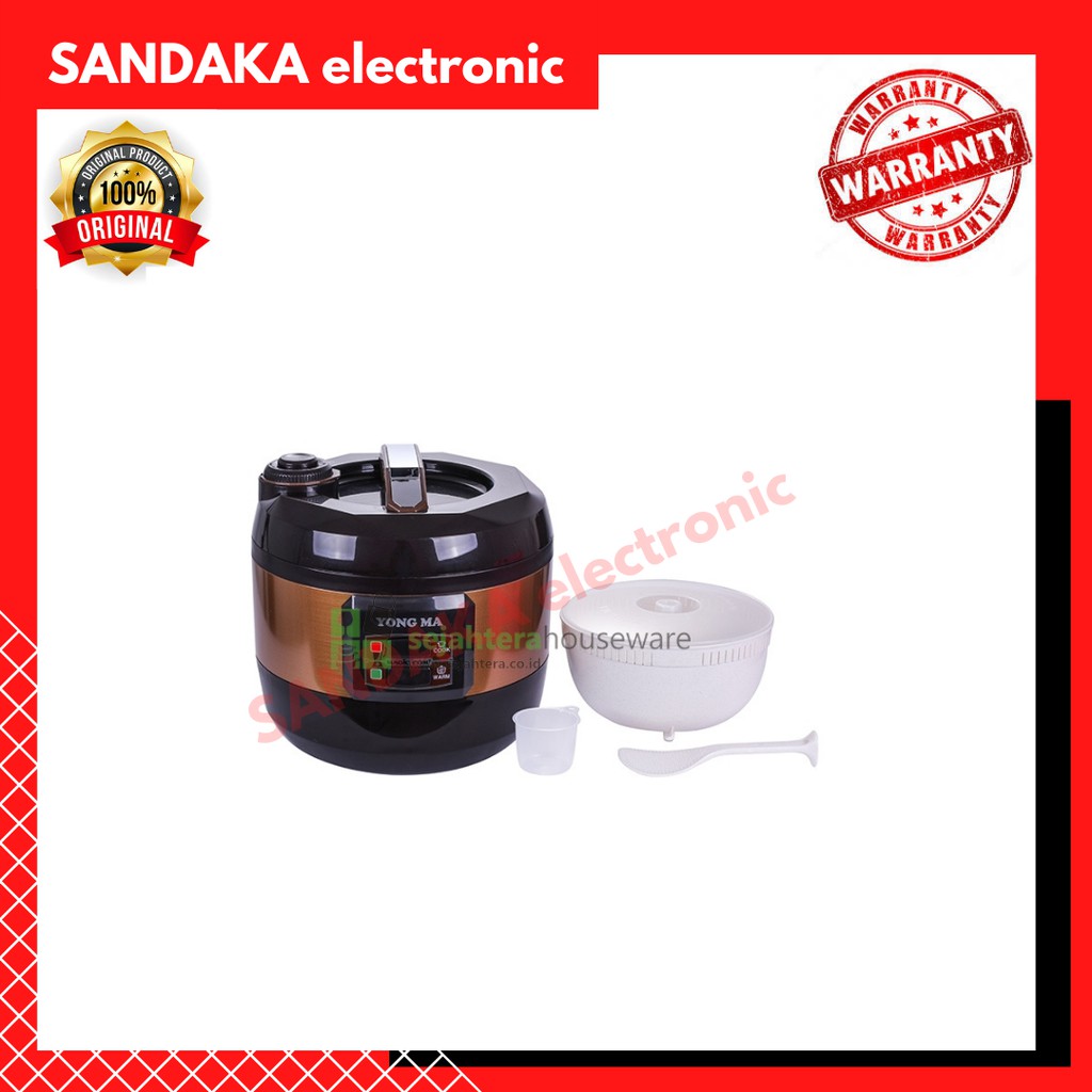 Jual Magic Com Yongma Jumbo 2,5 Liter SMC 4033 Rice Cooker Jumbo Yongma ...