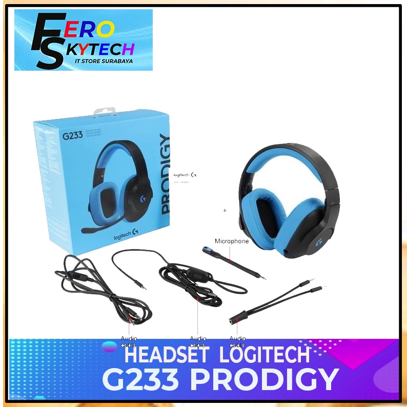 Jual HEADSET GAMING LOGITECH G233 PRODIGY ORIGINAL GARANSI RESMI ...