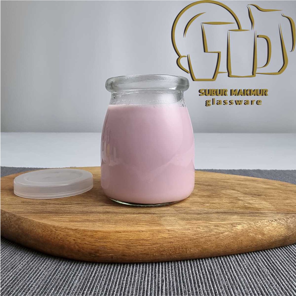 Jual [Set 6 Pcs] Toples Pudding Jar Kaca 200ml ( PJ200 ). Toples Puding ...