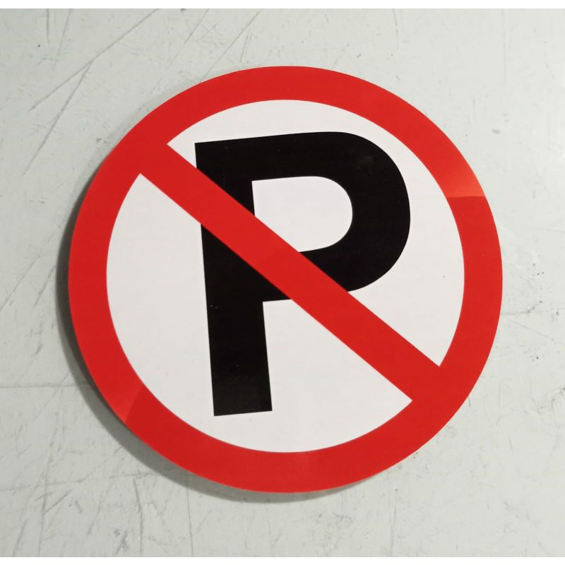 Jual tanda peringatan larangan akrilik sign bulat | Shopee Indonesia