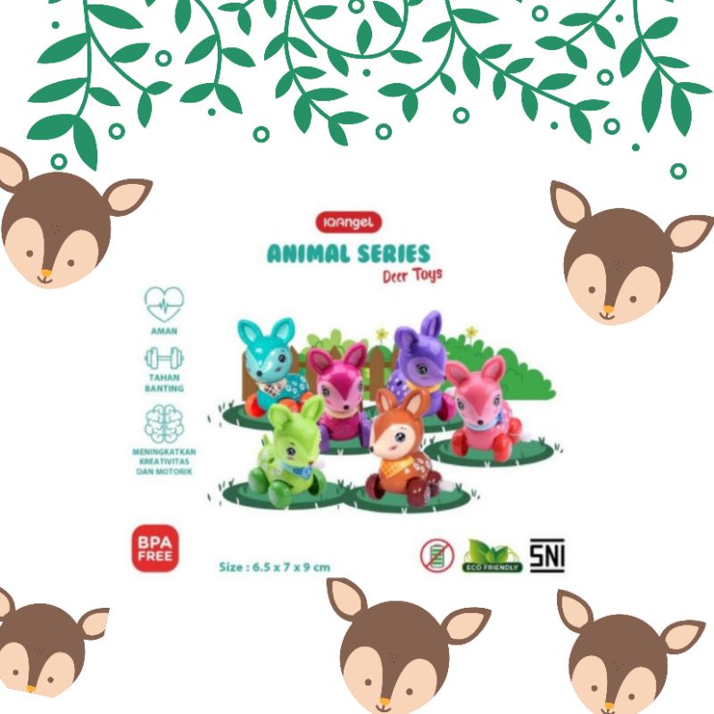 Jual Mainan Edukasi Anak / Mainan Motorik / Mainan Rusa AnakIQ ANGEL ...