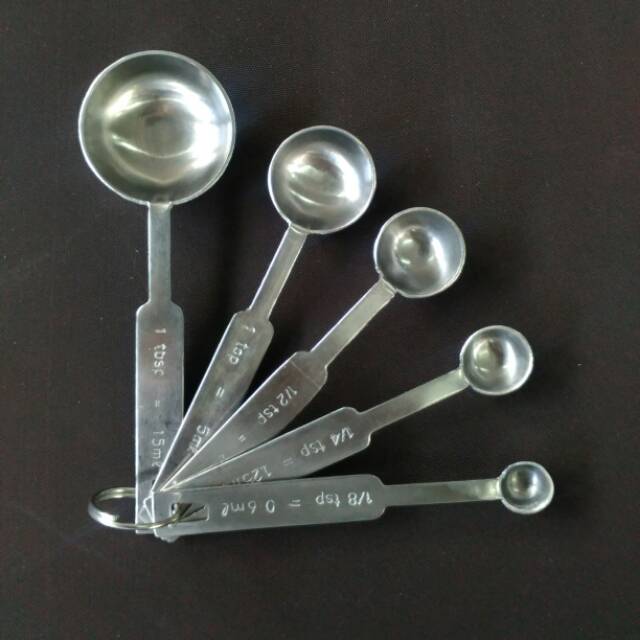 Jual Sendok Takar Stainless Steel / Measuring Spoon | Shopee Indonesia