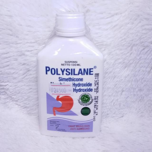 Jual POLYSILANE - Obat Maag dan Anti Kembung [100 mL] - Pharos | Shopee ...