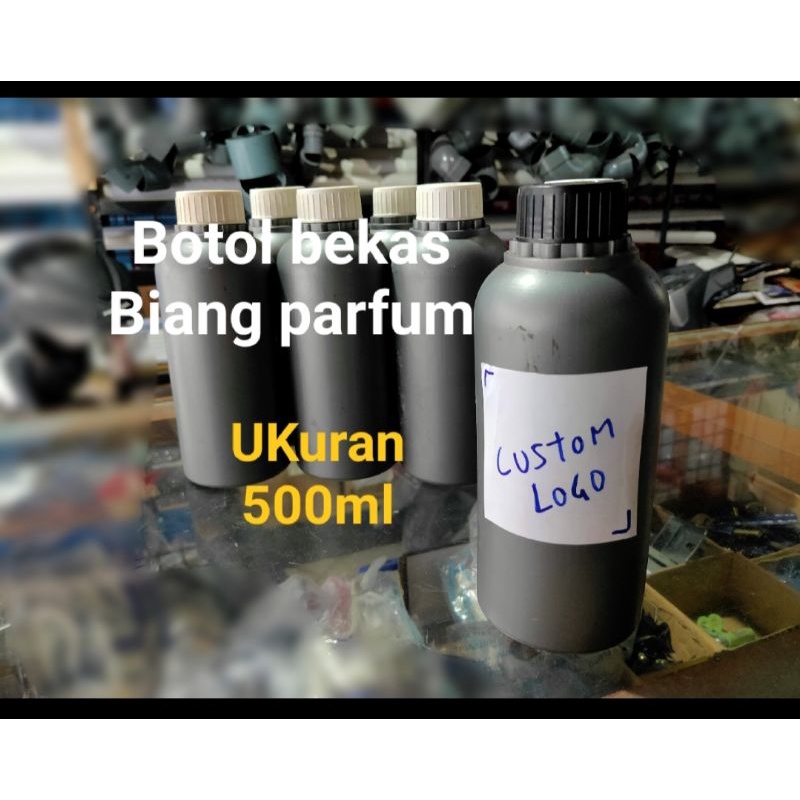 Jual botol bibit parfum, botol bekas 500ml , botol bekas bibit, botol ...