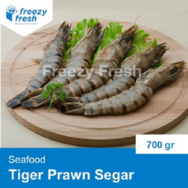 Jual Udang Tiger Prawn Premium segar 700gram | Shopee Indonesia