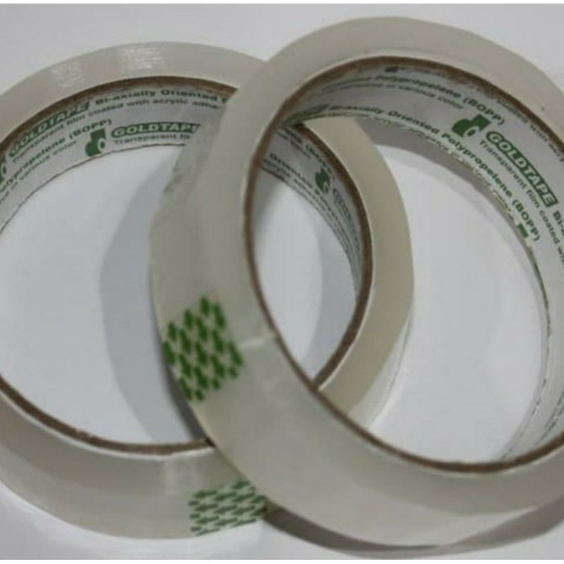 Jual Isolasi Gold tape 1*72yard 12meter (1roll) | Shopee Indonesia