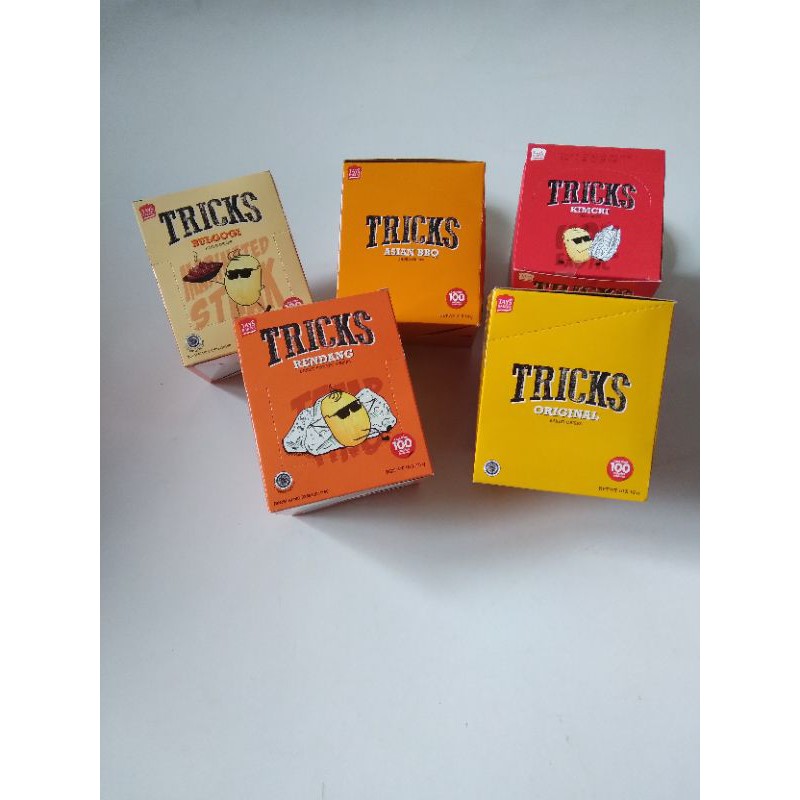 Jual Tricks Crisps Baked / Snack Kentang All Varian 10 x 18gr | Shopee ...