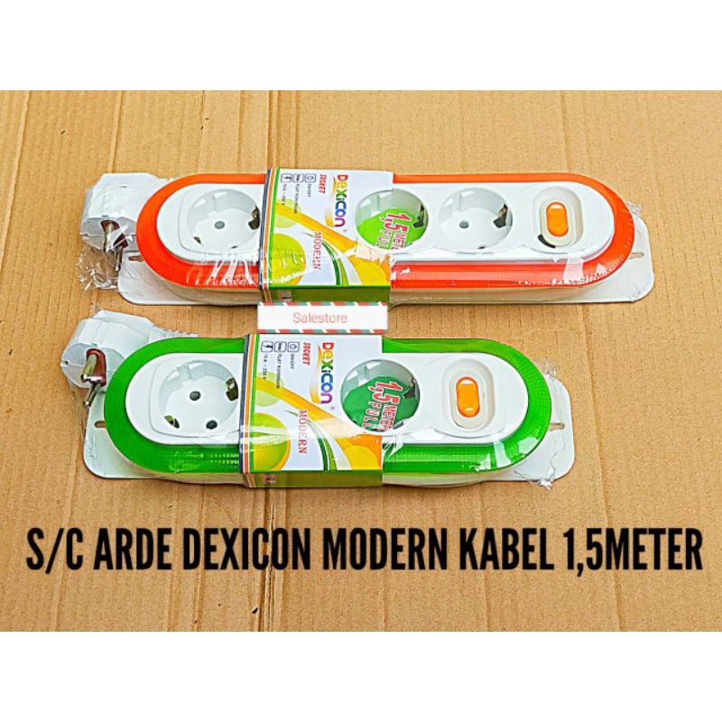 Jual Stop kontak Arde 3Lb/4Lb/Kabel 1,5m/Multisocket modern/colokan listrik/stop kontak on-off ...