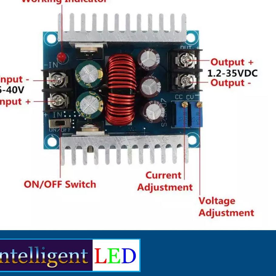 Jual Terbaik DC 6-40V To 1.2-36V 300W 20A Step Down Module With Short ...