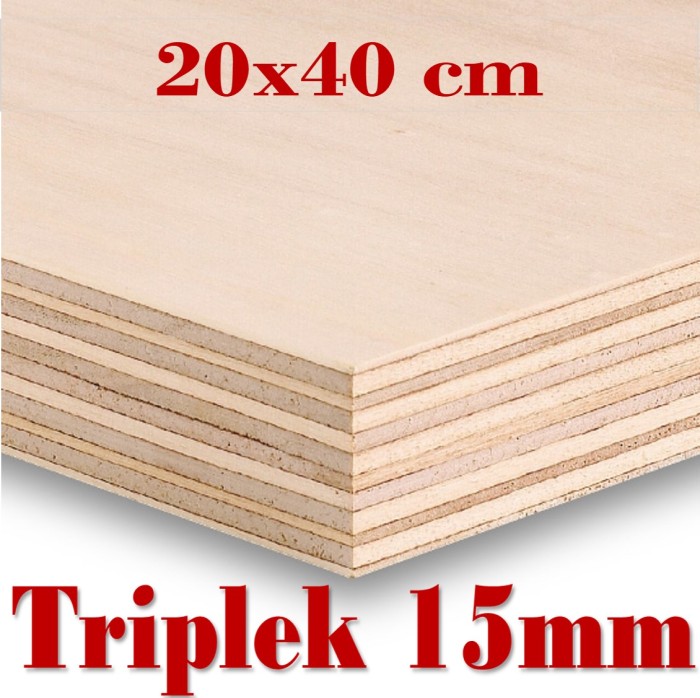 Jual Triplek 15mm 20x40 cm (Plywood Multiplek 18 mm 20 x 40 | 40x20 ...