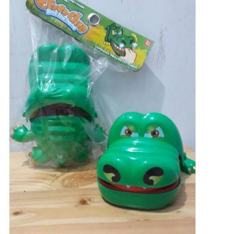 Jual Mainan Anak Buaya Gigit Viral //gigitan buaya | Shopee Indonesia