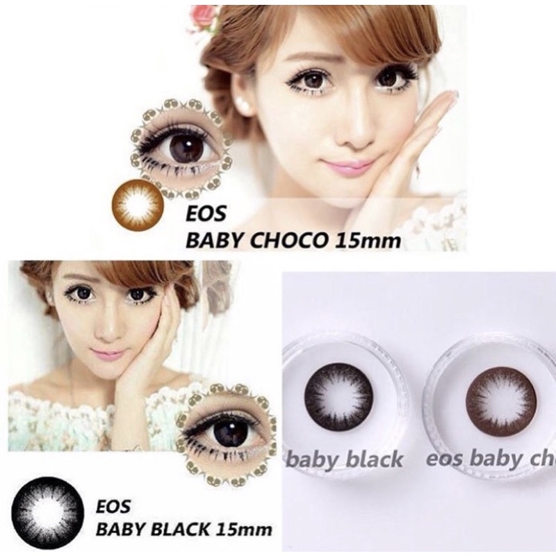 Jual CATHLYN.ID - Softlens Baby Big Eyes ( black & choco ) | Shopee ...