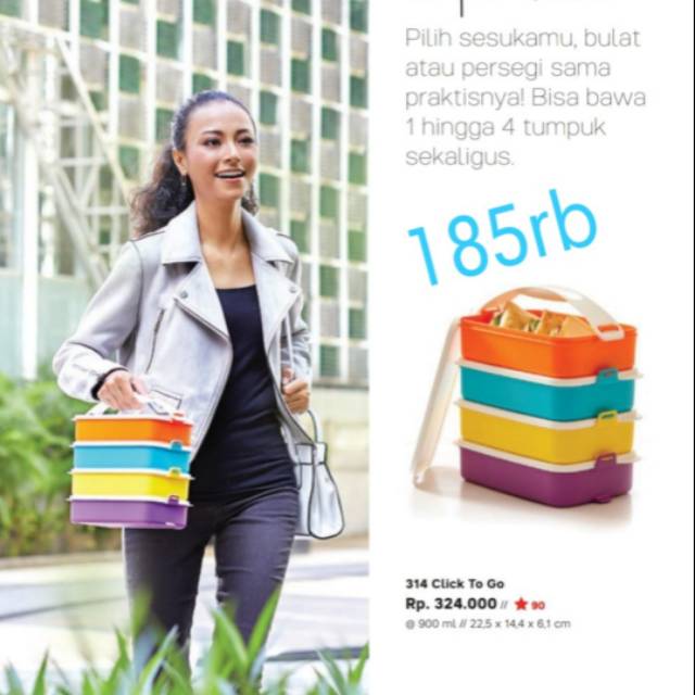 Jual Click to go tupperware | Shopee Indonesia