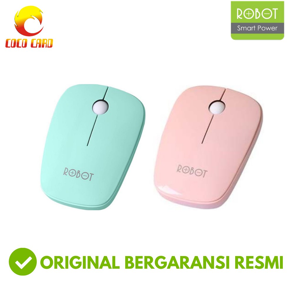 Jual MOUSE WIRELESS ROBOT M220 2.4G INVISIBLE OPTICAL USB ORIGINAL ...