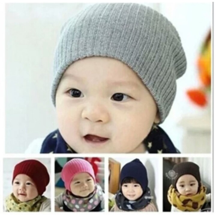 Jual kupluk rajut bear//kupluk a/rajut anak//kupluk rajut kekinian ...