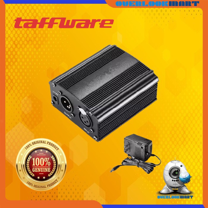 Jual Taffware - Phantom Power Microphone 48 Volt (Original) | Shopee ...
