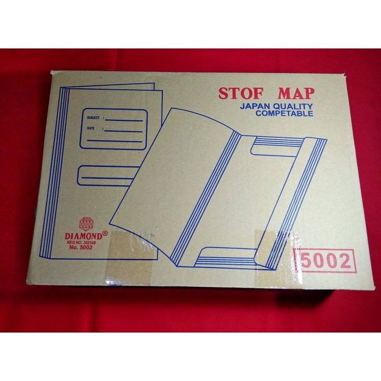 Jual Diamond 5002 Stof Map ( Biru / Merah / Hijau / Kuning ) - 50 Pcs ...