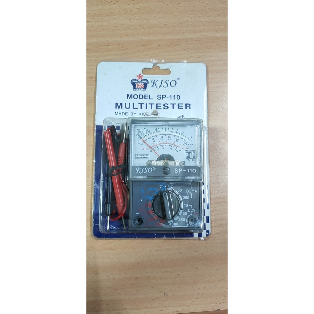 Jual Avometer Multitester Multimeter Analog KISO SP - 110 | Shopee ...