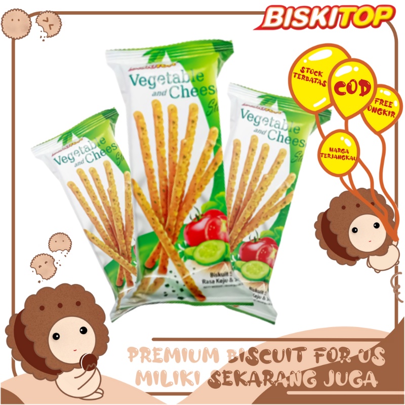 Jual BISKITOP - VEGETABLE STICK 50g Biskuit Anak Biscuit Stik Sayuran ...