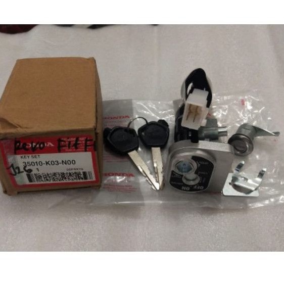 Jual KUNCI KONTAK KEY SET ASSY KOMPLIT REVO FIT Fi F1 injeksi HONDA AHM ...
