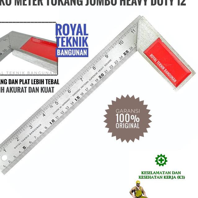 Jual Modern?!>-018 Siku Meter Tukang 12" inch Heavy Duty / Alat ...