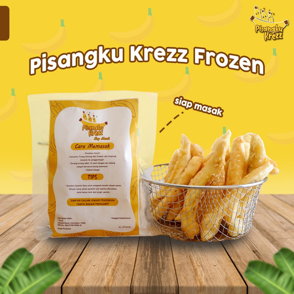 Jual FROZEN FOOD - PISANG GORENG SIAP GORENG - BONUS TOPPING PALM SUGAR ...