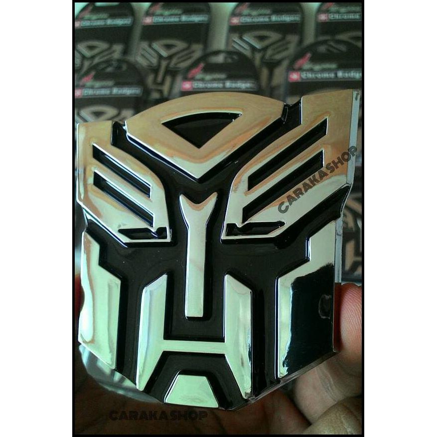 Jual Emblem Transformers Autobots / Transformer Autobot Chrome | Shopee ...